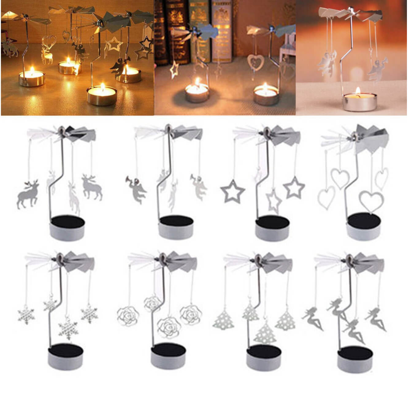 Christmas candle holders - Affordable Fragrances
